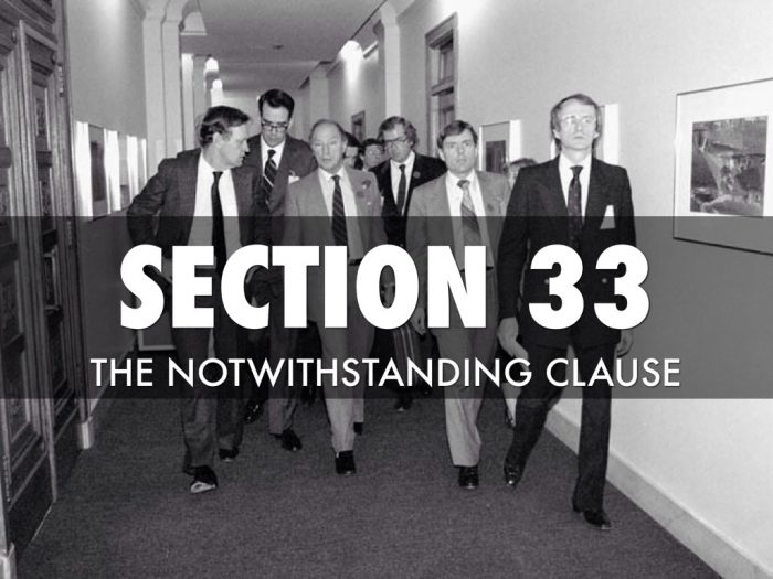 Column: the curse of the notwithstanding clause : Warren Kinsella